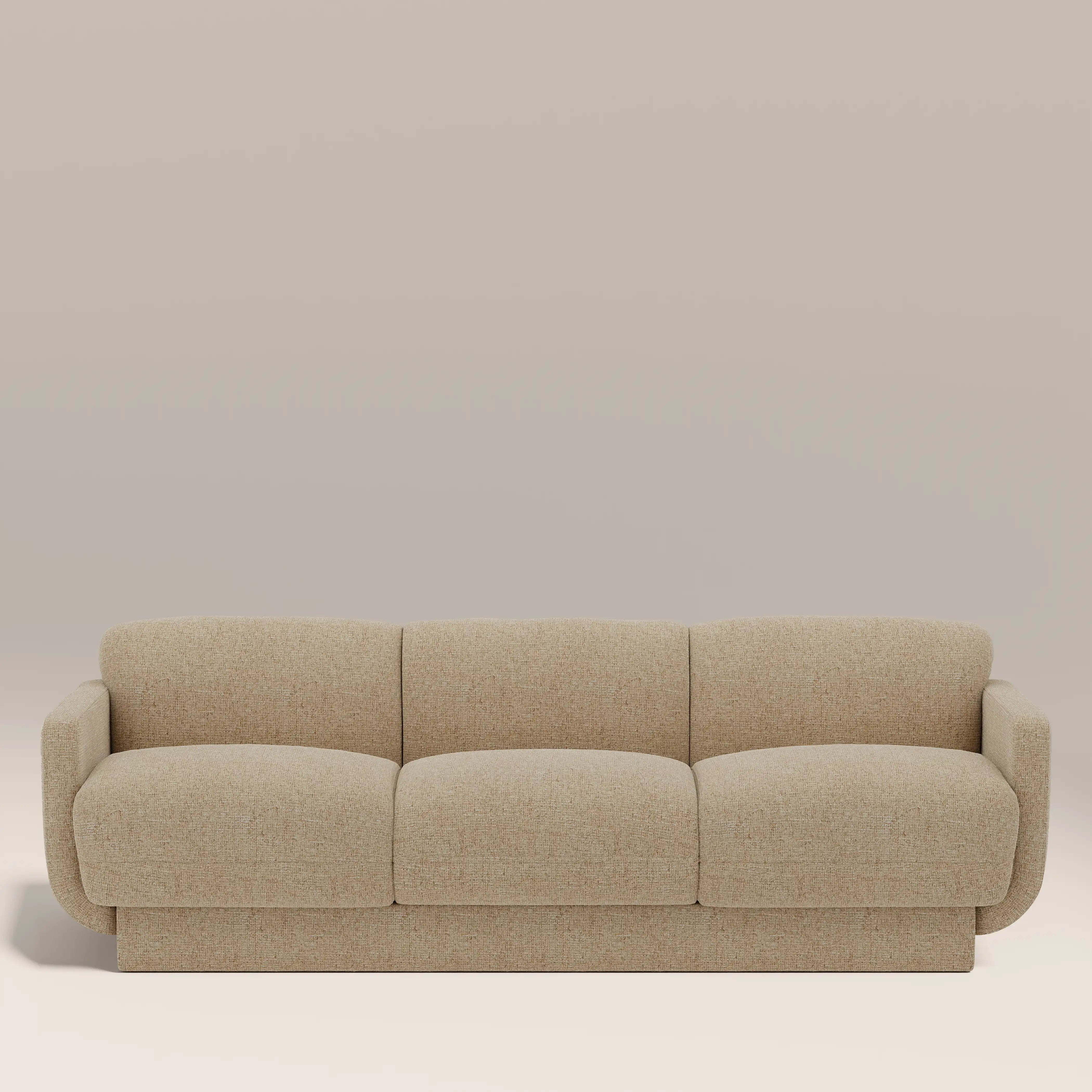 Connick 3 Seater Sofa, Speckled Latte Boucle | Cult Furniture – Cult ...